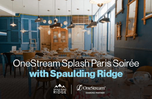2022 OneStream Splash Paris - Spaulding Ridge