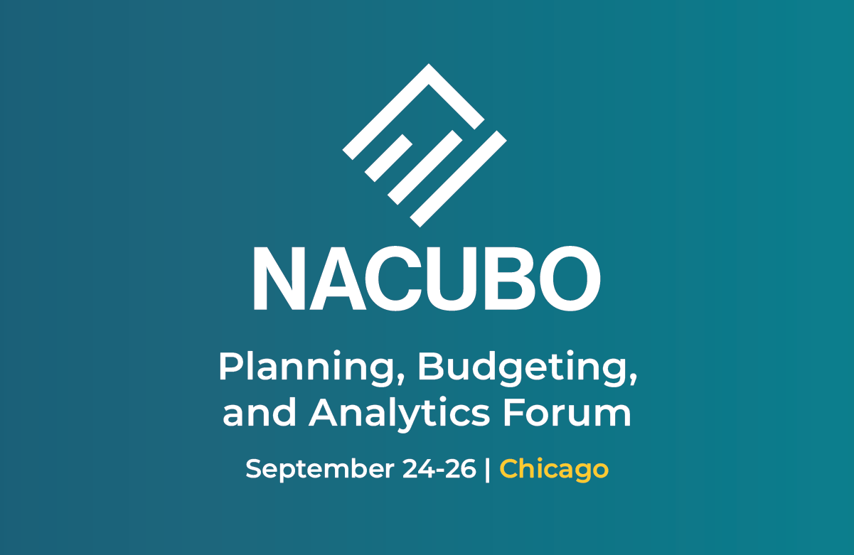 NACUBO 2023 Planning, Budgeting, and Analytics Forum - Spaulding Ridge